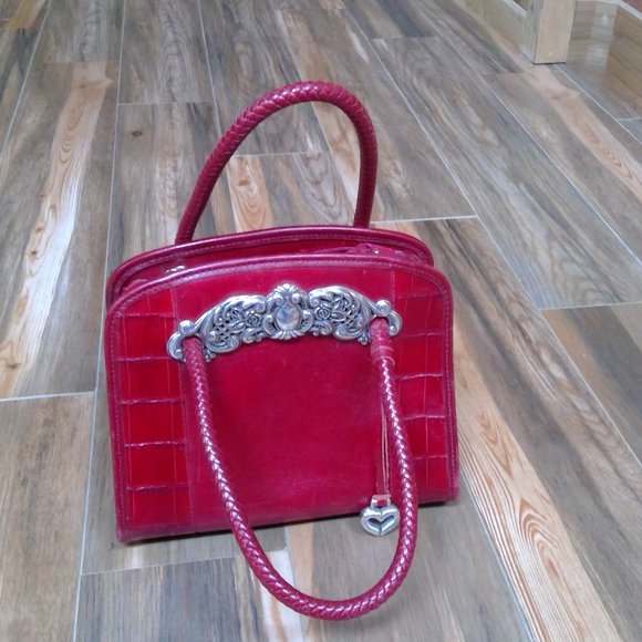 Brighton | Bags | Red Brighton Handbag | Poshmark